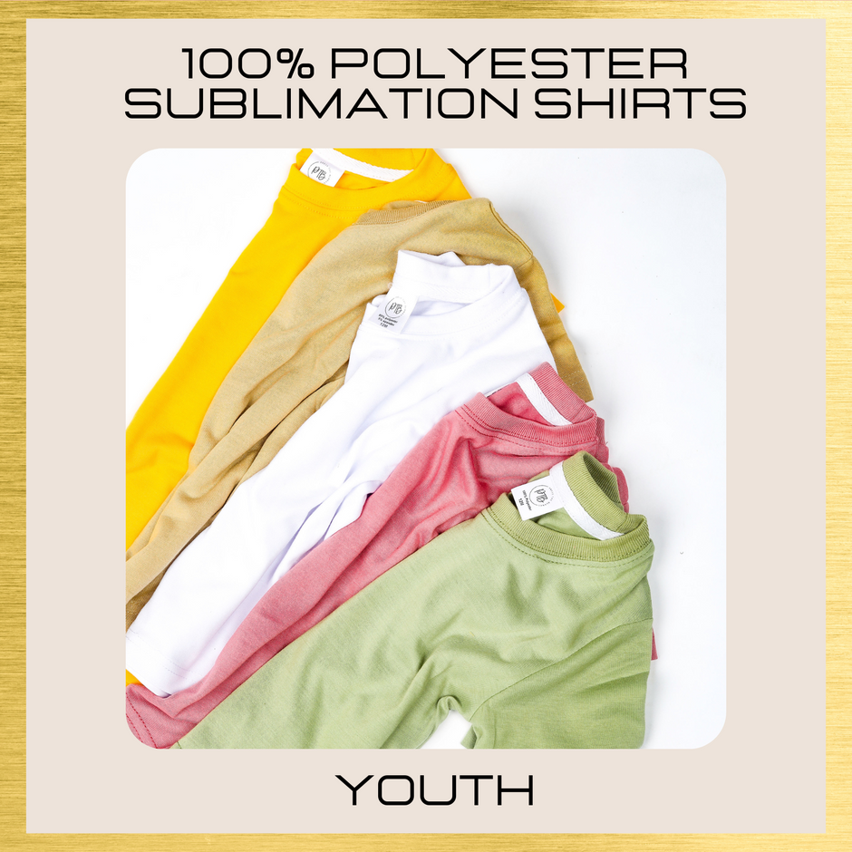100% POLYESTER SUBLIMATION SHIRTS – Press The Blanks